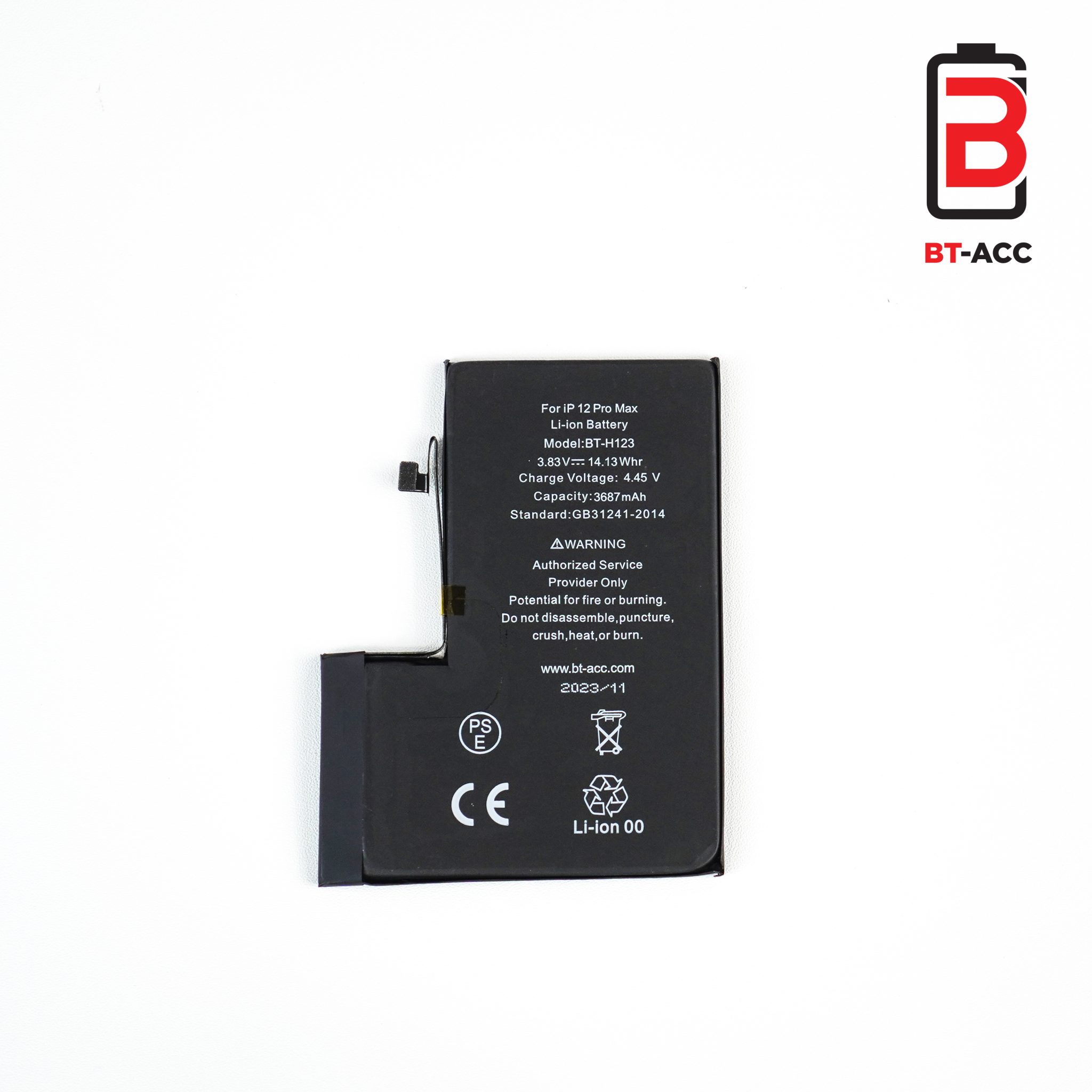 Baterai Iphone 12 Pro Max (3687 mAh) | BT-ACC