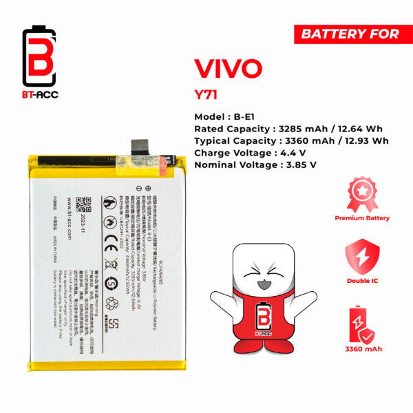 BT-ACC Baterai Vivo Y71 / B-E1 | BT-ACC